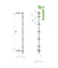 Compact 4-inch Wide, 80-inch High Stainless Steel Trellis - Jakob Green ...